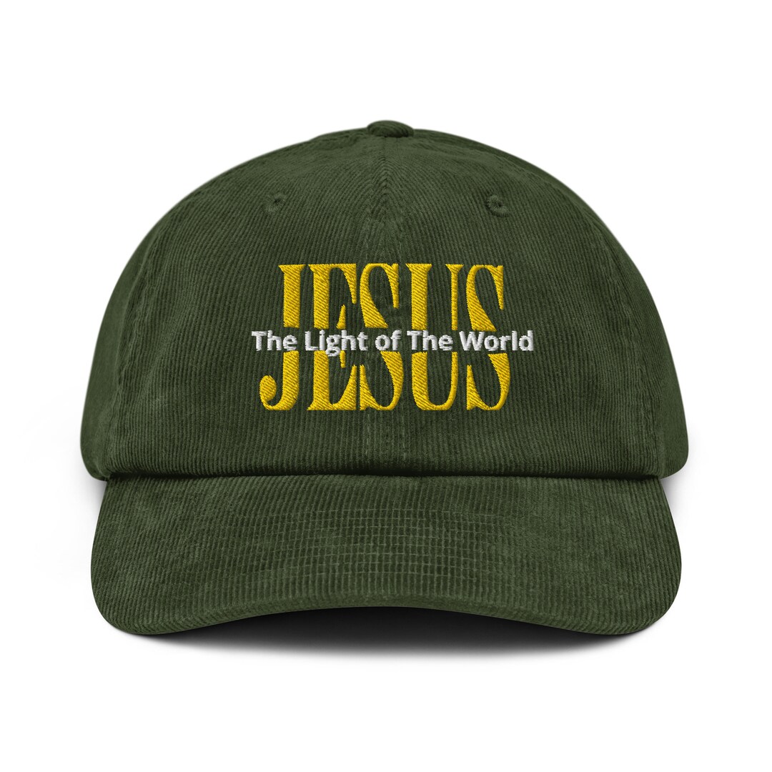 Jesus Apparel Church Hat Yeshua Hat Embroidery Corduroy Hat Jesus ...