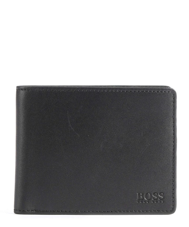 Hugo Boss Wallet Mens Bifold Leather Wallet Black Card Holder Gift - Etsy