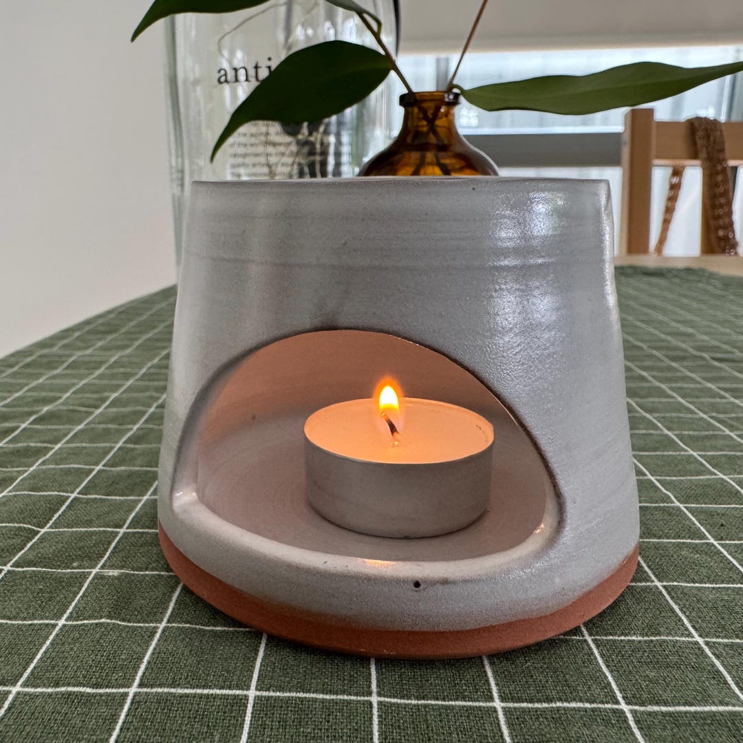 Handmade Ceramic Simple Tealight Holder, Wheel Thrown Tea Light Holders ...
