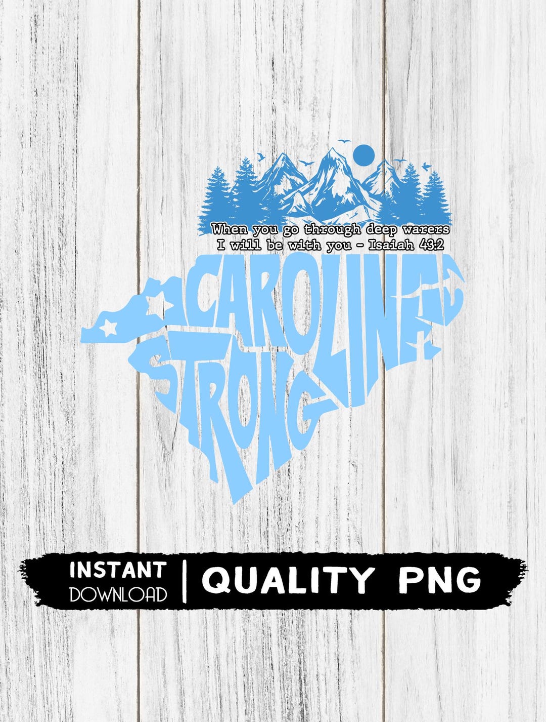 North Carolina Strong Png, NC Strong Png, Hurricane Milton Png ...