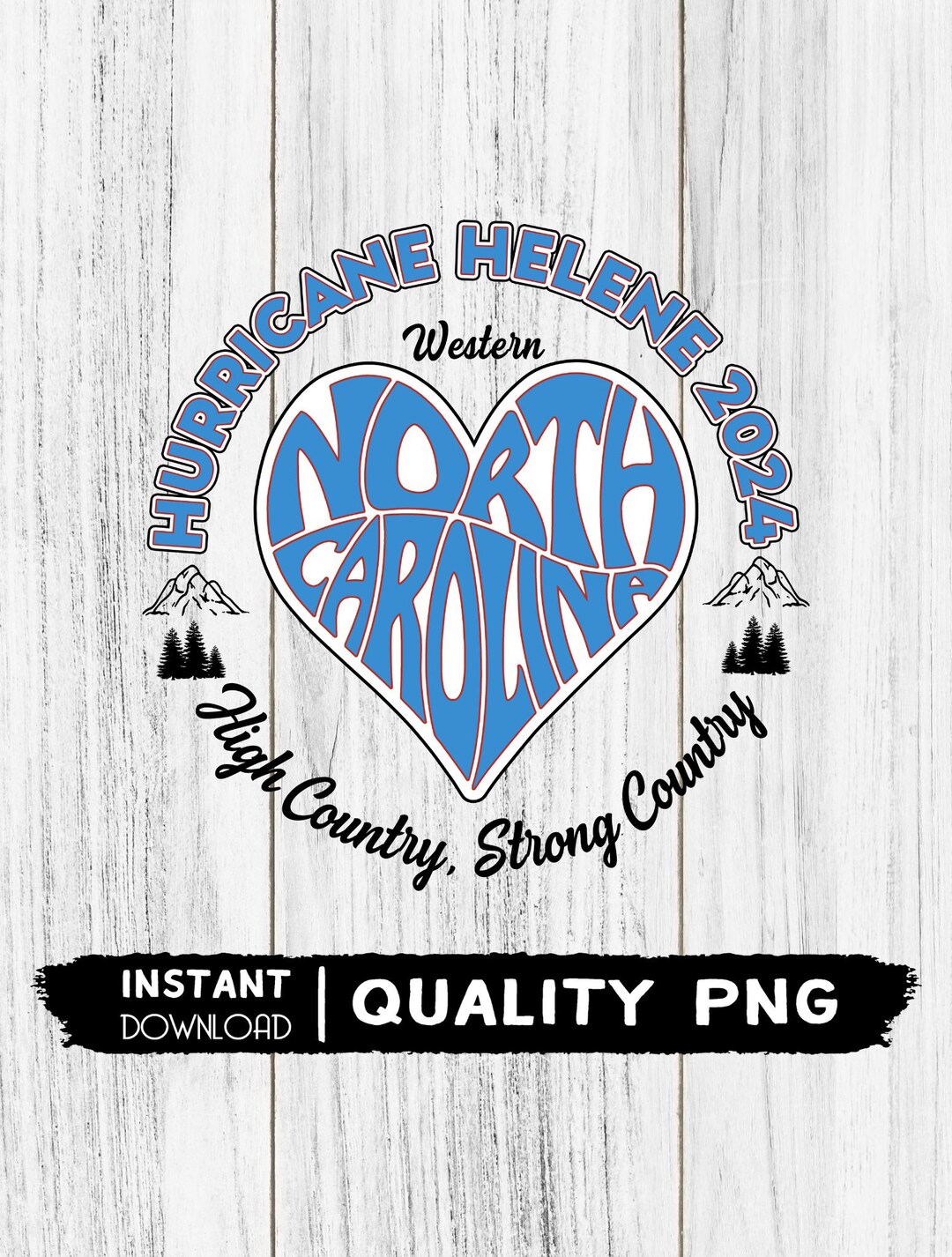 North Carolina Strong Png, NC Strong Png, Hurricane Milton Png ...