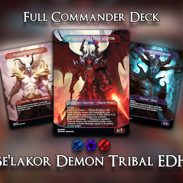 Demon Mtg Proxy - Etsy