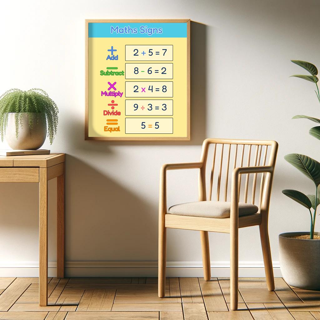 Maths Signs Poster | Educational Tools & Teacher Resources | Bright ...