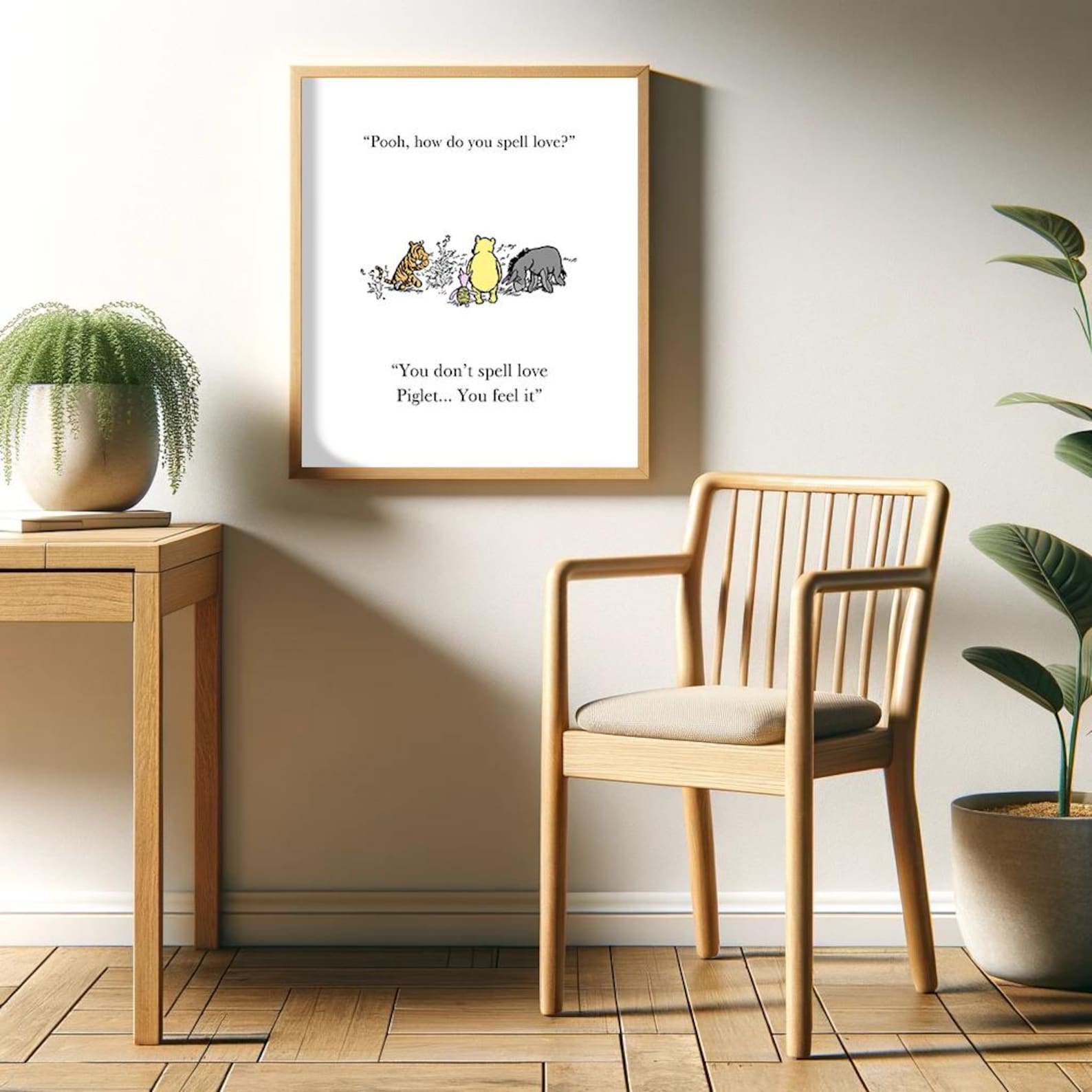 Winnie-the-pooh How Do You Spell Love Poster | Digital Download ...