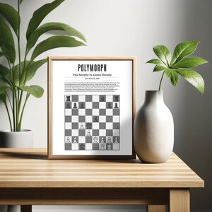 Paul Morphy's Polymorph Game | Chess Lovers | Chess Poster | Games From ...
