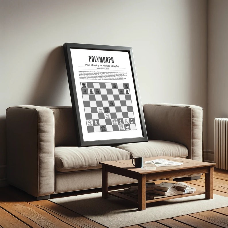 Paul Morphy's Polymorph Game | Digital Download | Chess Lovers | Chess ...