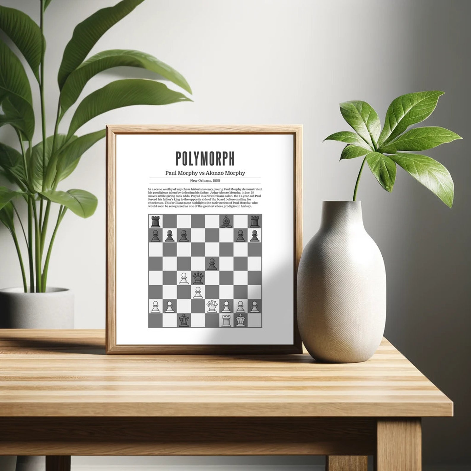 Paul Morphy's Polymorph Game | Digital Download | Chess Lovers | Chess ...