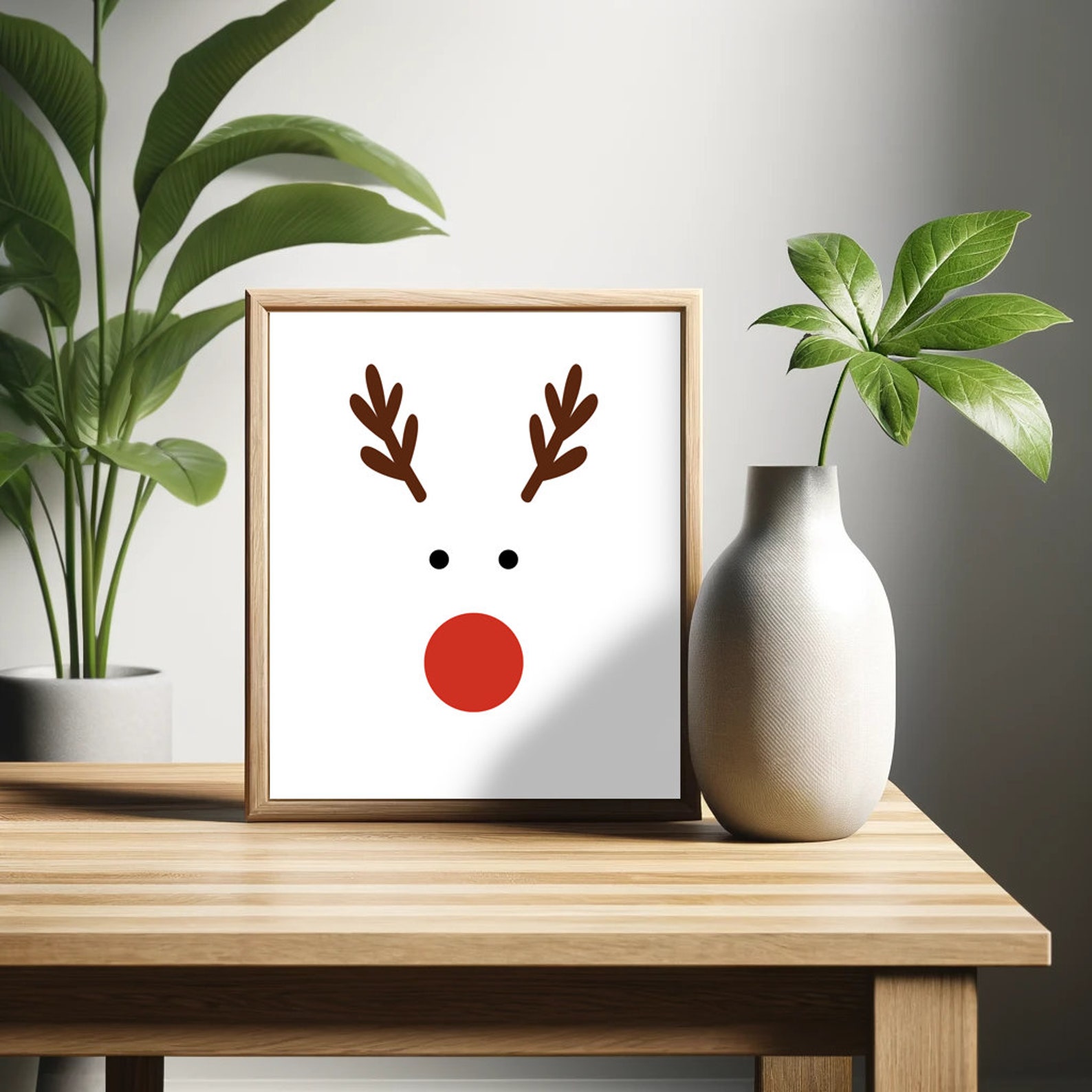 Rudolph the Red-nosed Reindeer | Digital Download Poster | Festive ...