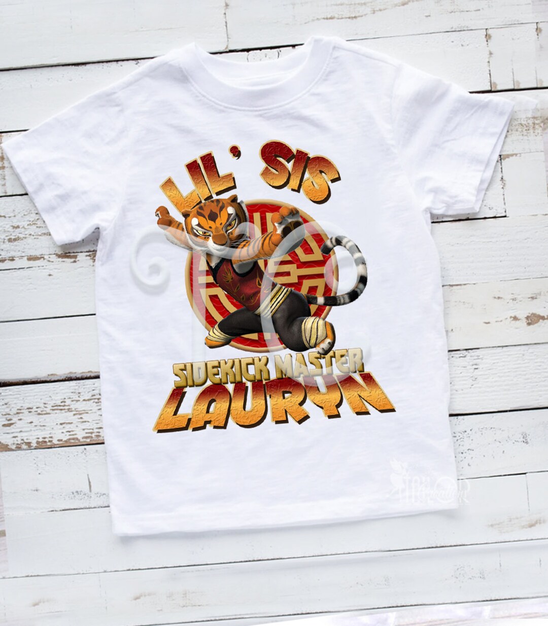 Master Tigress Kung Fu Panda Custom Birthday Shirt, Kung Fu Panda Party ...