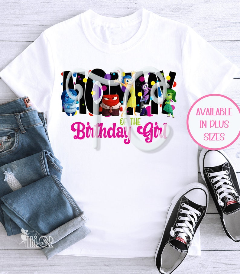 Inside Out Custom Birthday Shirt, Inside Out Party Shirt, Inside Out ...
