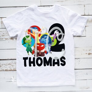 Inside Out Custom Birthday Shirt, Inside Out Party Shirt, Inside Out ...