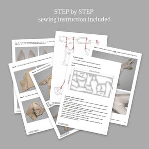 S Size Dog Mannequin Patterns - DIY Realistic Stuffed Dog Toy Sewing ...