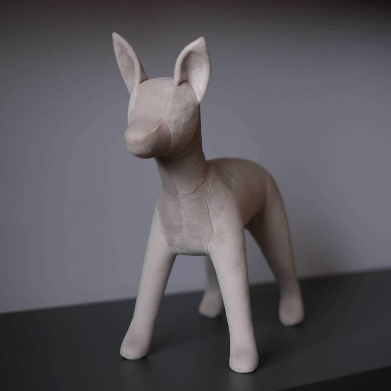 L Size Dog Mannequin PDF Pattern With Sewing Tutorial DIY Realistic ...