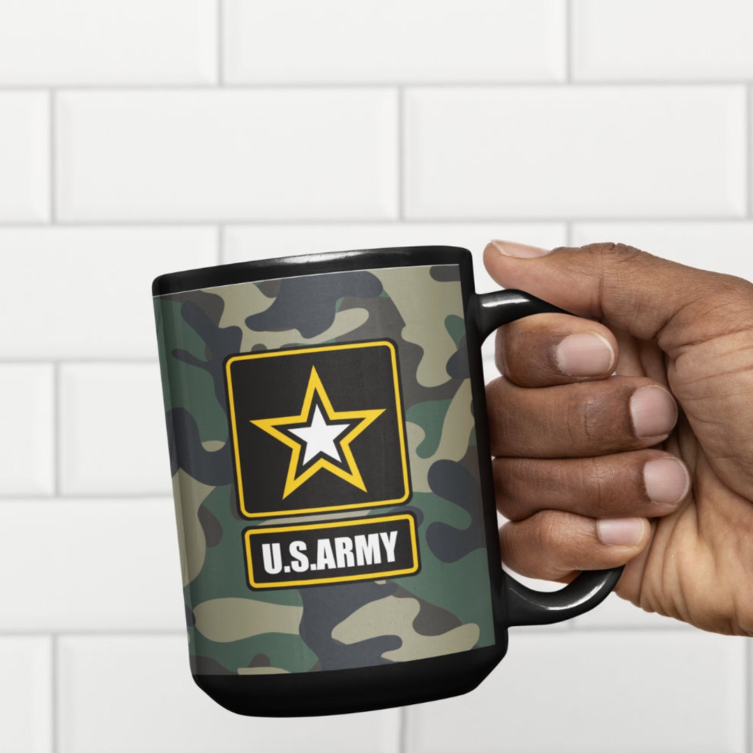 Army Mug Camo, Army Mug, Army Gift, Army Retirement Gift, Army Coffee ...