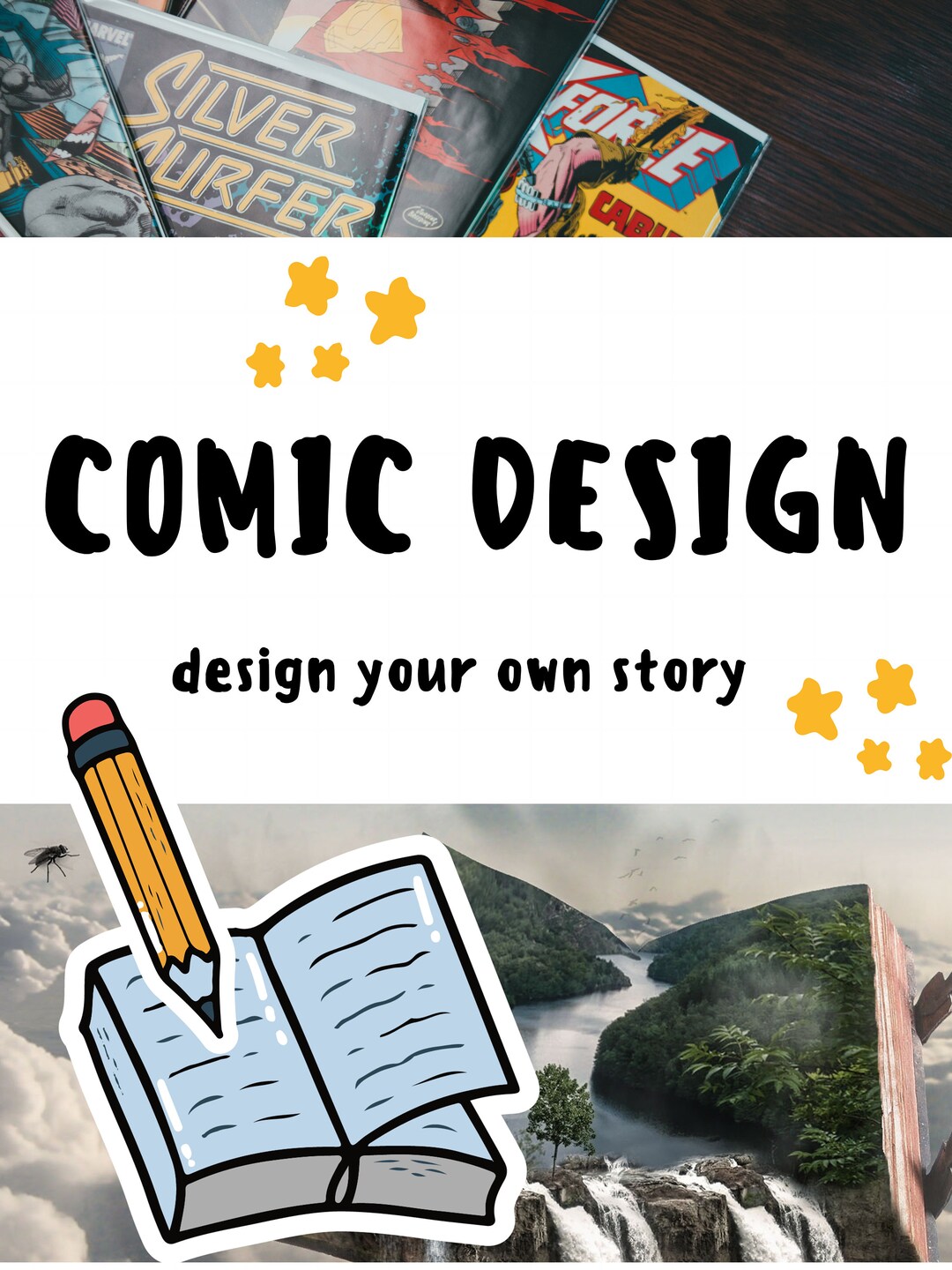 Comic Template Standard Design - Etsy