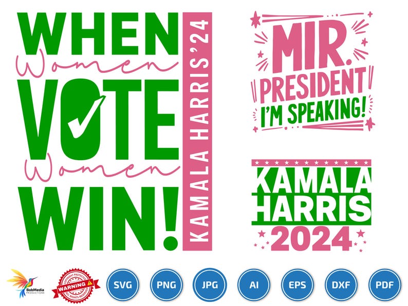 Madam President Svg Png, Kamala Svg, Kamala for President, Harris for ...