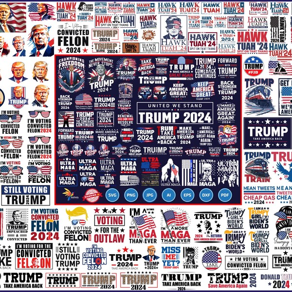 Trump Huge Svg - Etsy