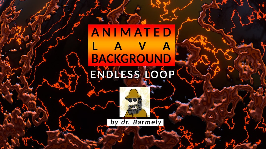 Animated LAVA Background Endless Loop, Abstract 1920x1080 Vtuber Twitch ...