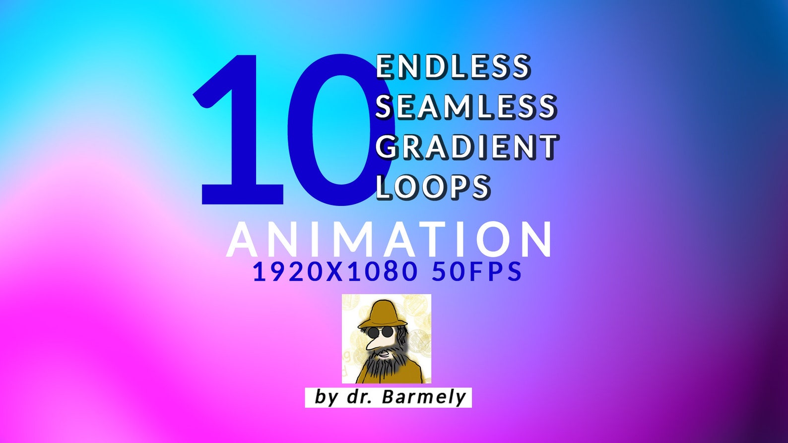 10 Animated Gradient Backgrounds Loops Twitch Vtuber Streamer ...