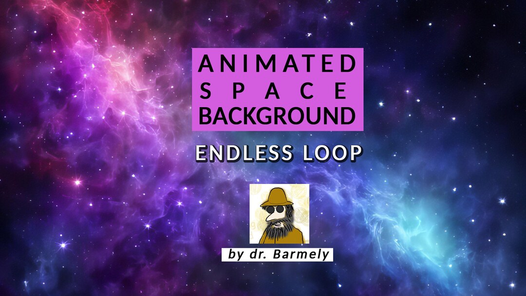 Animated Space Clouds Flux Backgrounds Seamless Loops Twitch Vtuber ...