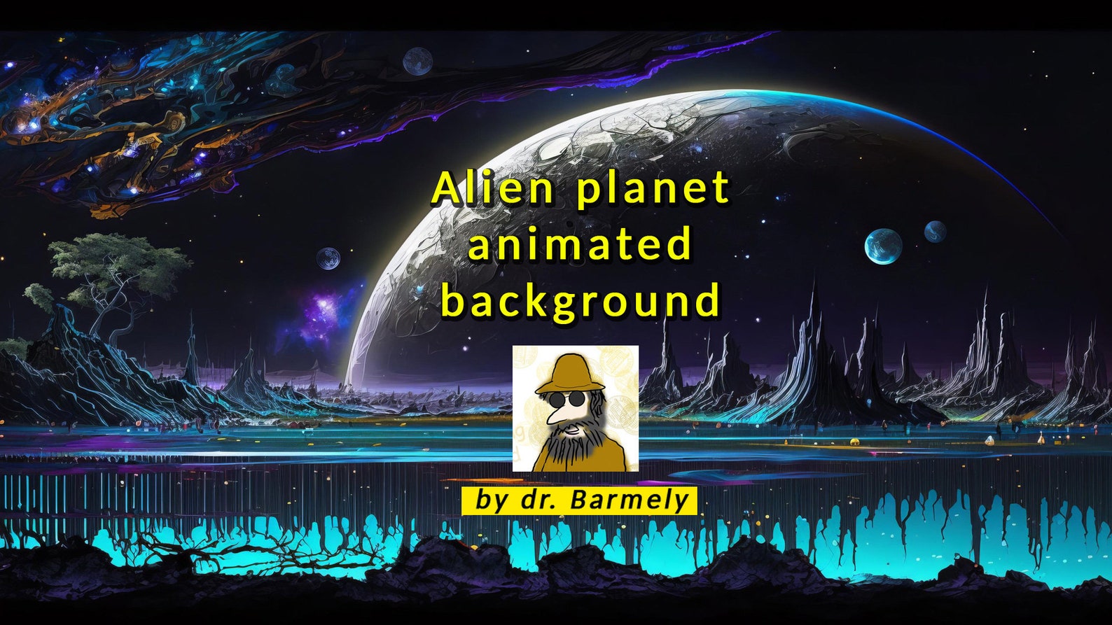 Alien Planet Animated Background: Streaming, Vtuber, Youtube (1080p ...