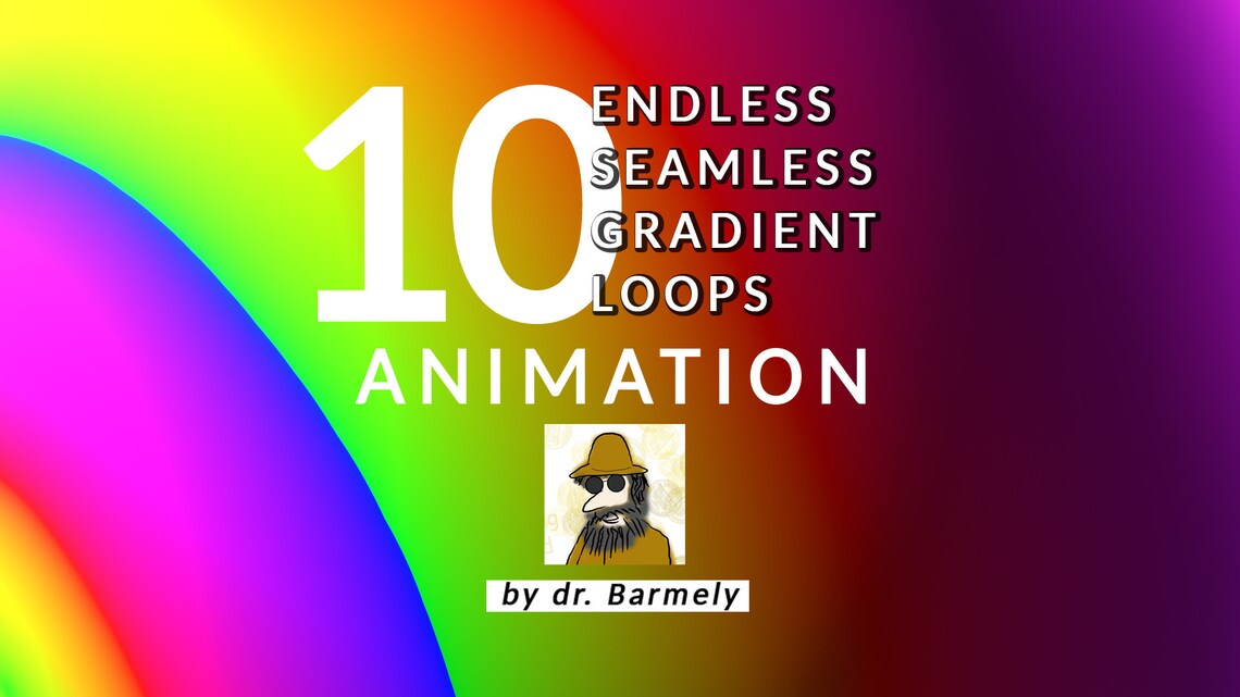 10 Animated Gradient Backgrounds Loops Twitch Vtuber Streamer ...