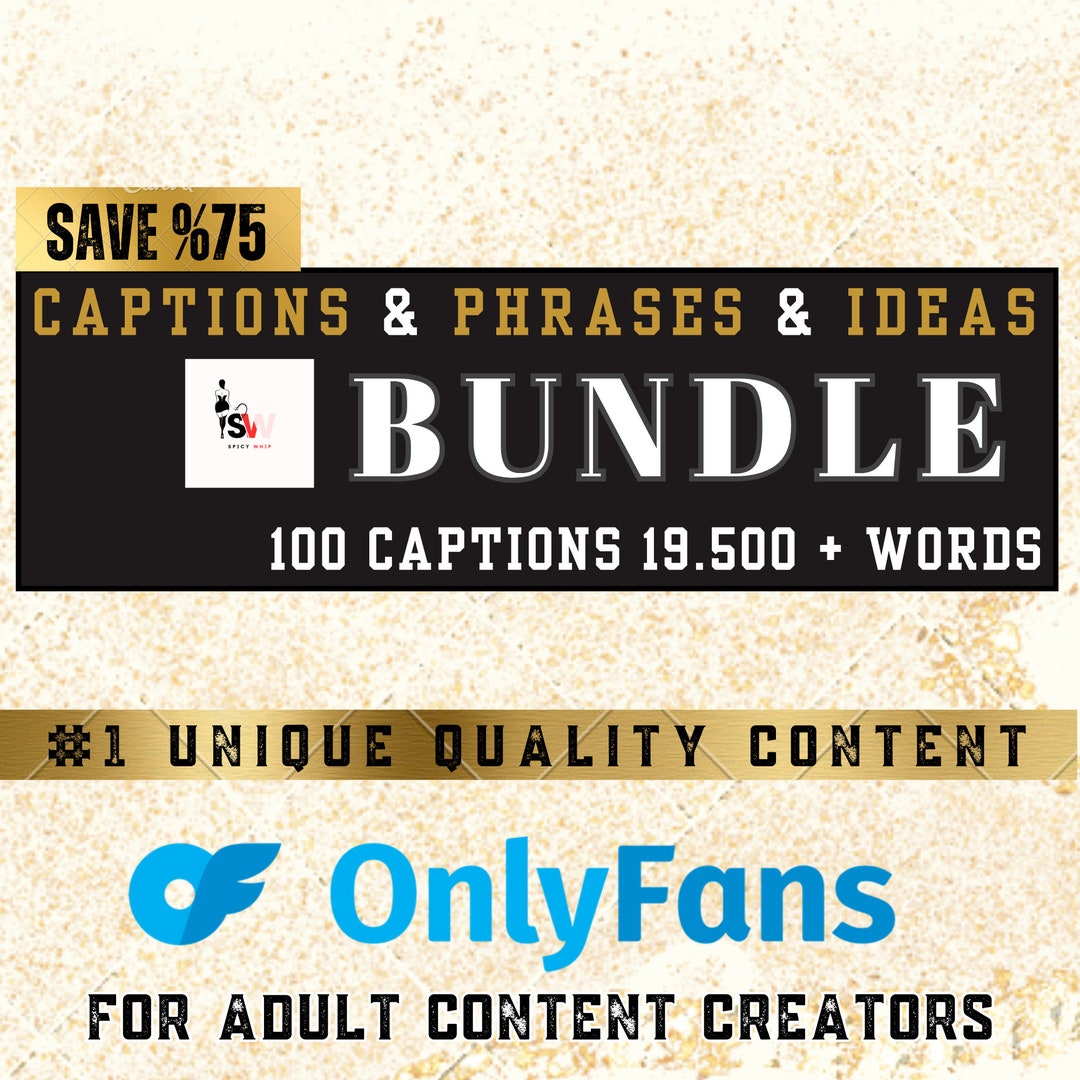 Unique Captions & Ideas Bundle,onlyfans Captions, Anal Captions,onlyfans Guide,dick Humiliation ...