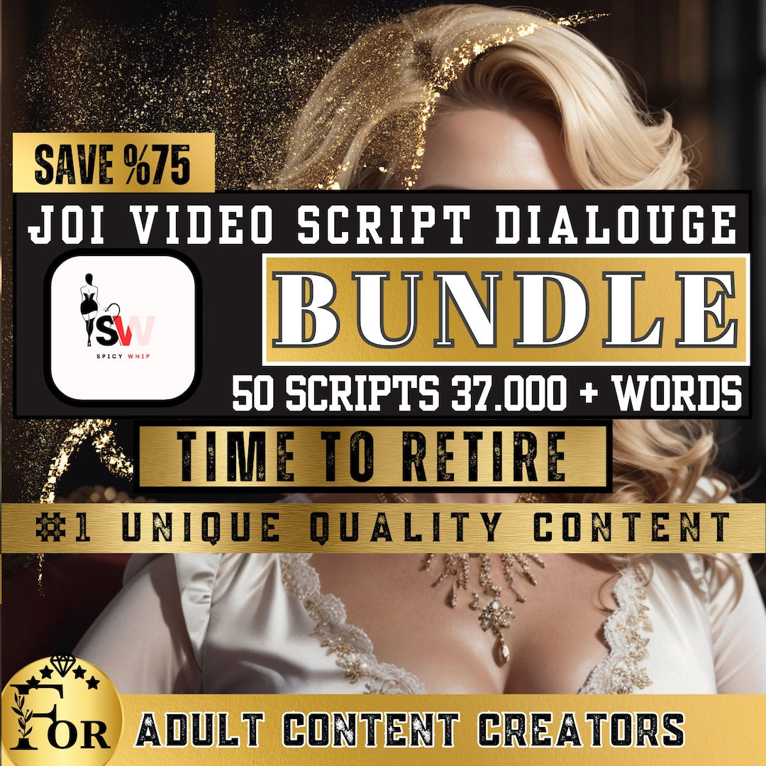 Unique JOI Script Bundle 50 JOI Scripts Onlyfans Femdom Script Onlyfans Joi Script NSFW Content ...