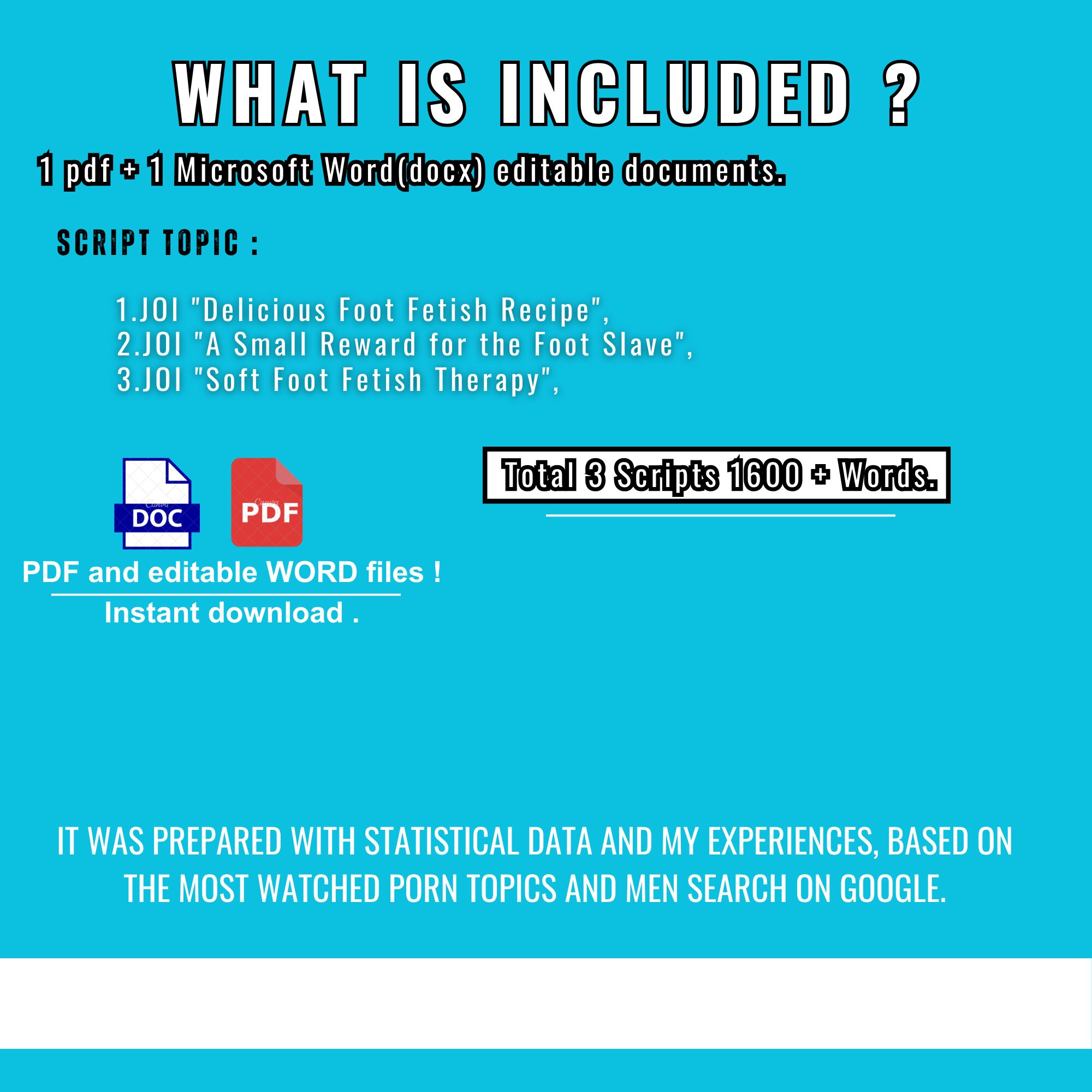 Unique Foot Fetish Role-play JOI Script Foot Fetish Script,onlyfans ...