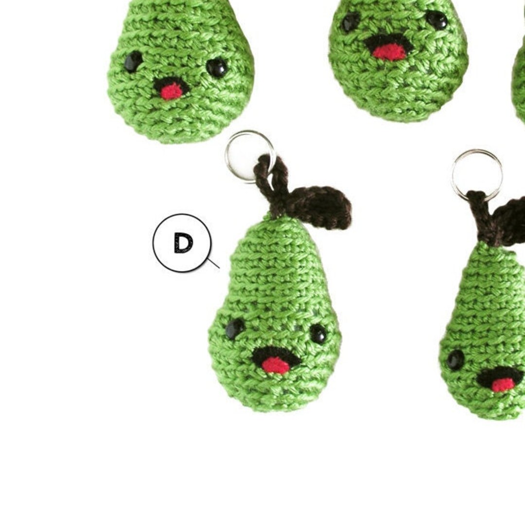 Pear Keychains - Choose Your Favorite One - Etsy