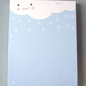 Happy Cloud Notepad - Etsy