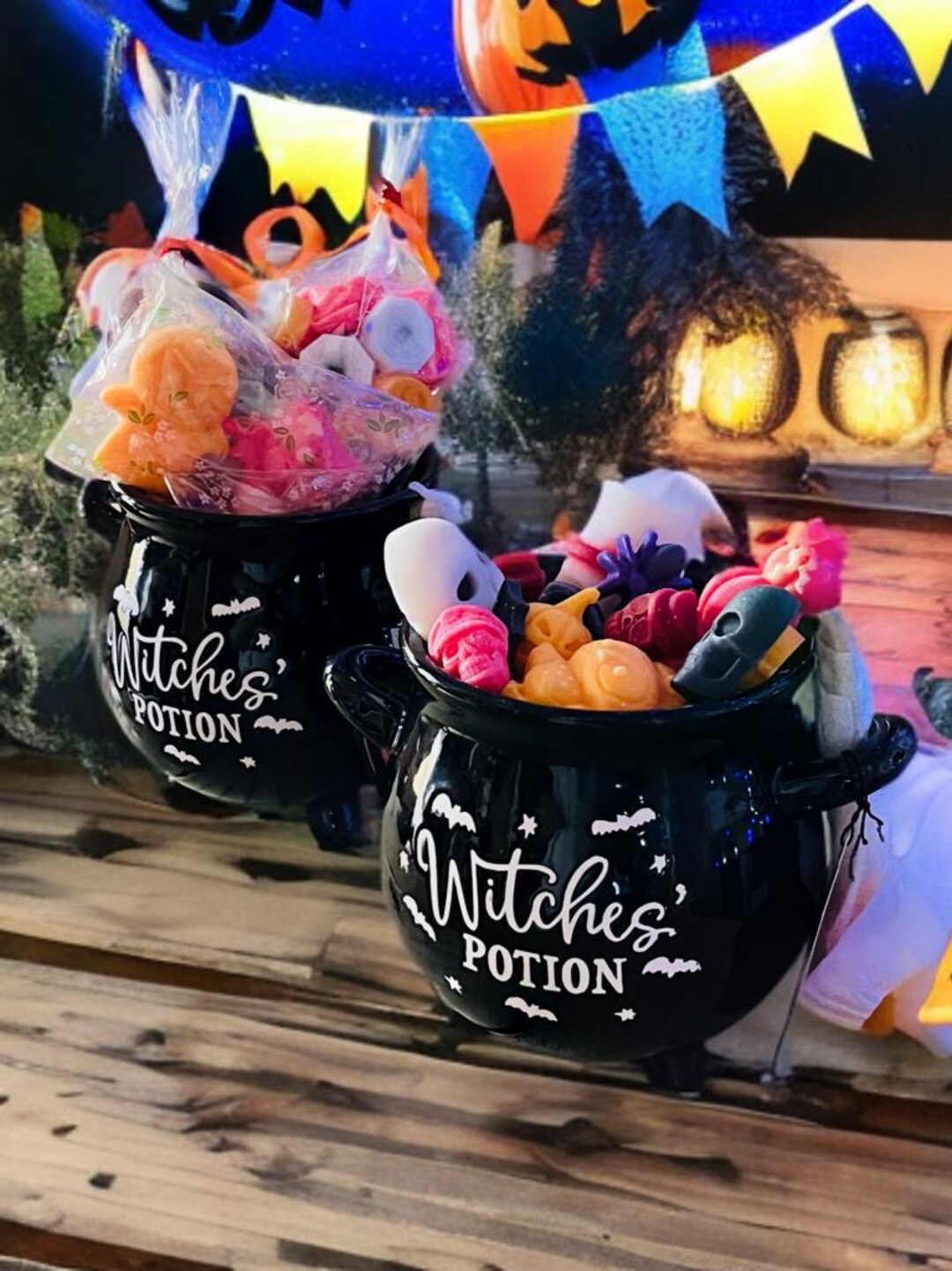 Witches Cauldron With Halloween Wax Melts Scented - Etsy