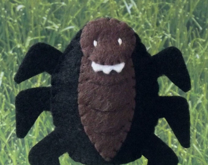 Flea Finger Puppet - Felt Finger Puppet Insect - Felt Flea Puppet ...