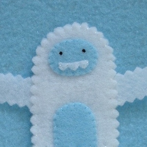 Yeti Finger Puppet Felt Finger Puppet Yeti Snowman - Etsy