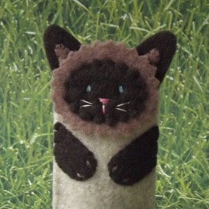 Kitty Cat Finger Puppets - Select a Cat - Golden Ginger - Black Cat ...