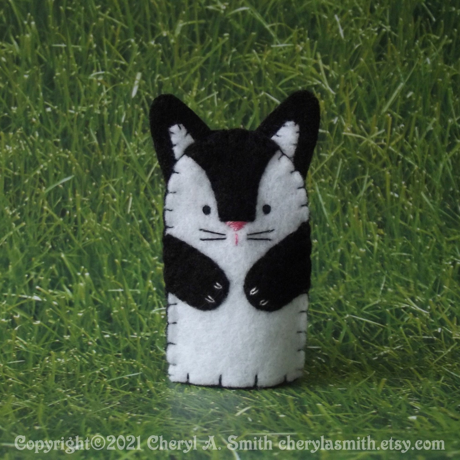 Kitty Cat Finger Puppets - Select a Cat - Golden Ginger - Black Cat ...