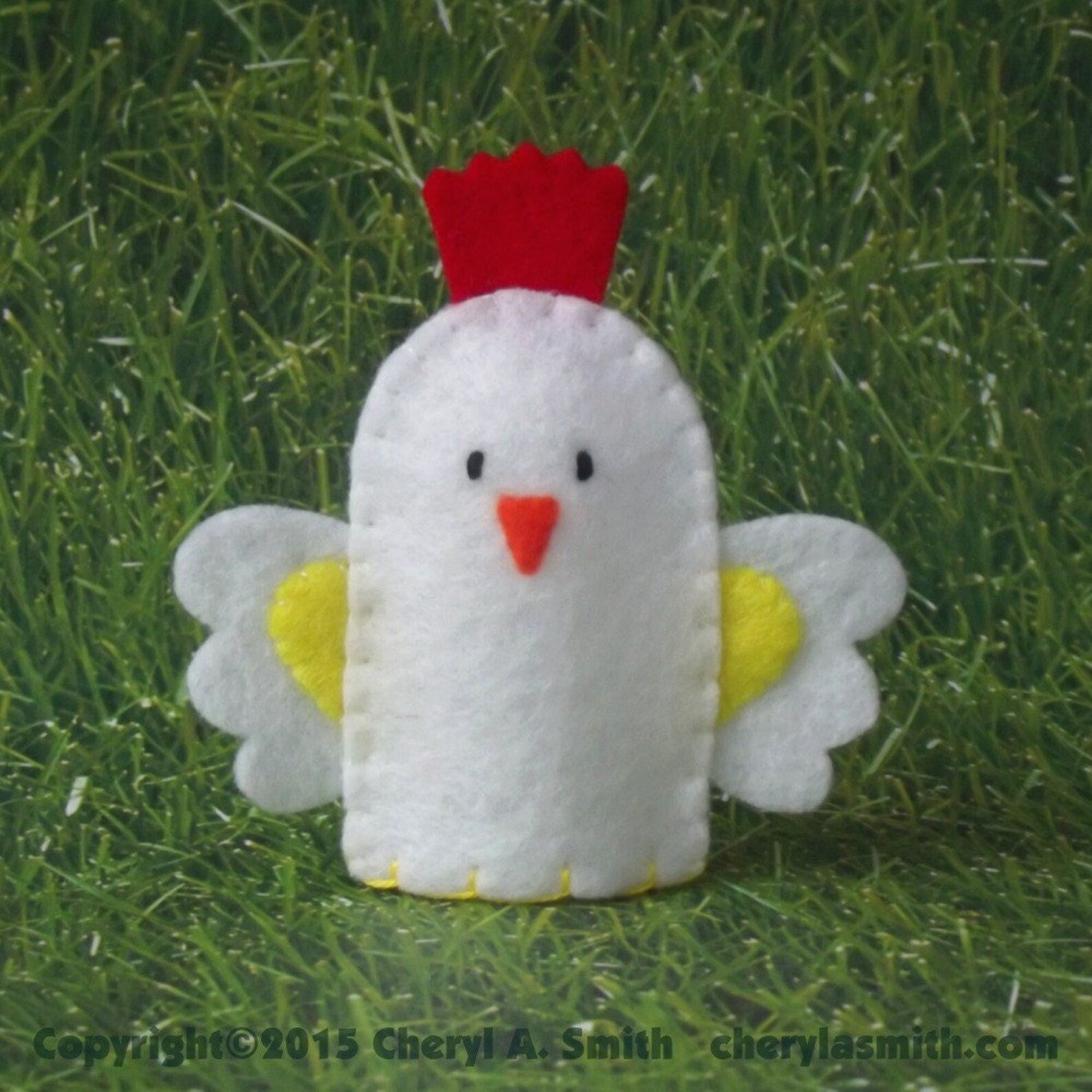Rooster Chicken Finger Puppet Select a Color Felt Rooster - Etsy