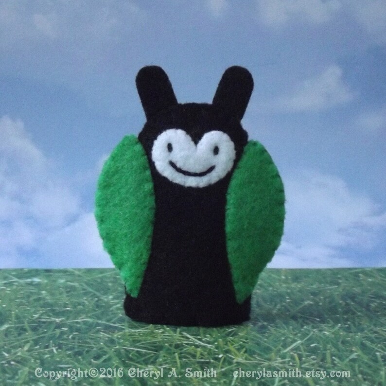 Ladybug Finger Puppet Bug Puppet Garden Finger Puppet | Etsy