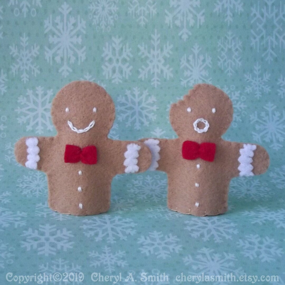 Gingerbread Man Christmas Finger Puppet - Gingerbread Man Puppet ...