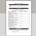 Job Interview Score Rating Sheet Performance Evaluation Form HR ...