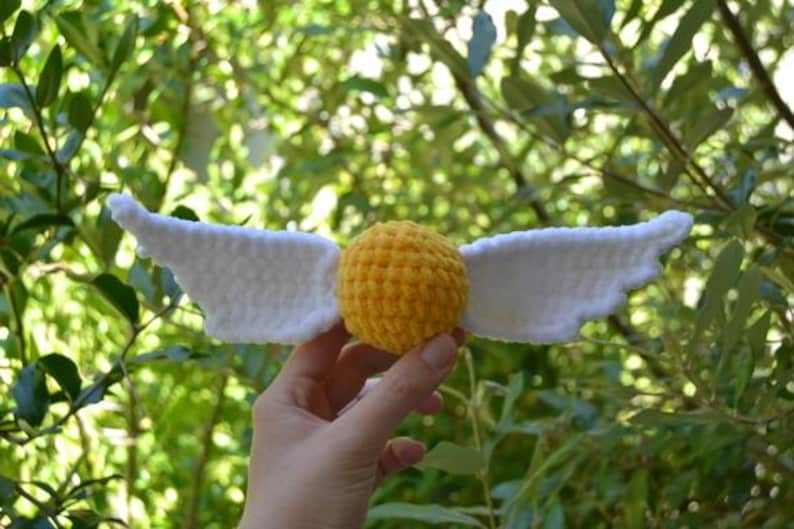 Mini Magical Golden Ball PFD Crochet Pattern Digital Download - Etsy