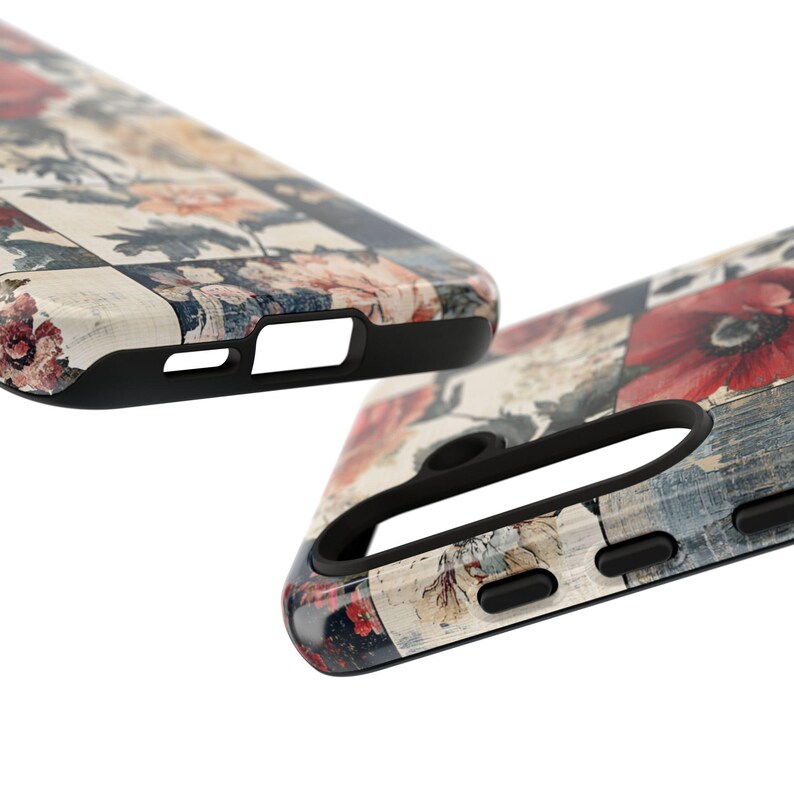 Patchwork Floral Collage Design Patterns Fresh Vibe Phone Case, iPhone ...