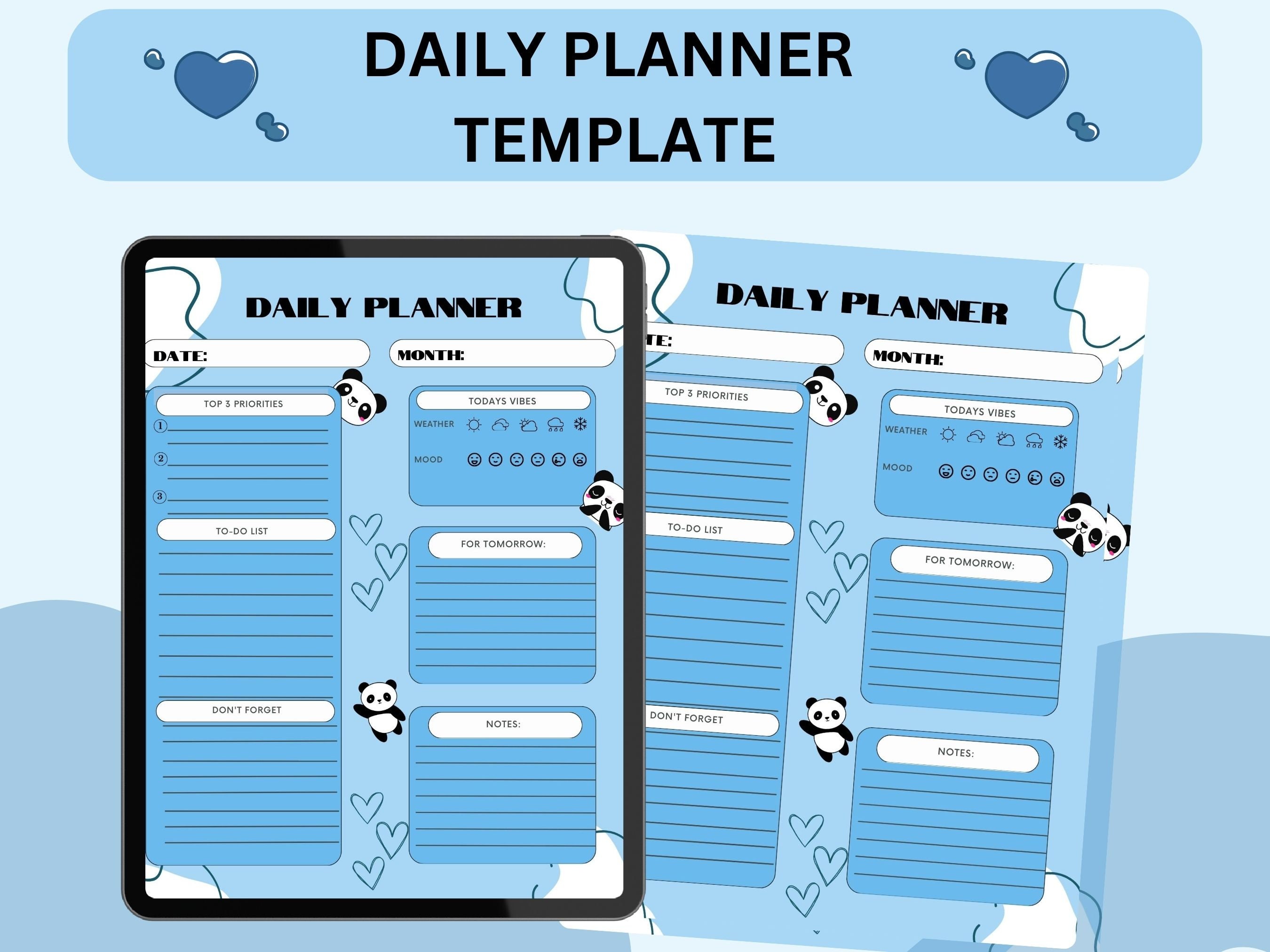 Cute Simple Digital / Printable Planner! - Etsy