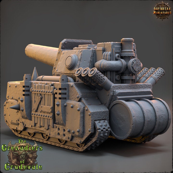 28mm Scale Tank SCIFI Ork and Goblin Calamity Scraptank - Etsy