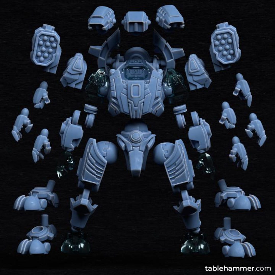 Grimdark Lightbringer Suits (space Communist Heavy Battlesuits) by ...