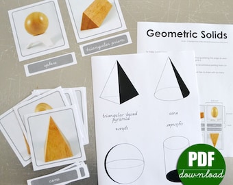 DIGITAL Printable PDF Download to Make Montessori Botany Felt Parts of ...
