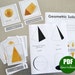 Digital Printable PDF Download Montessori Geometic Solids and ...