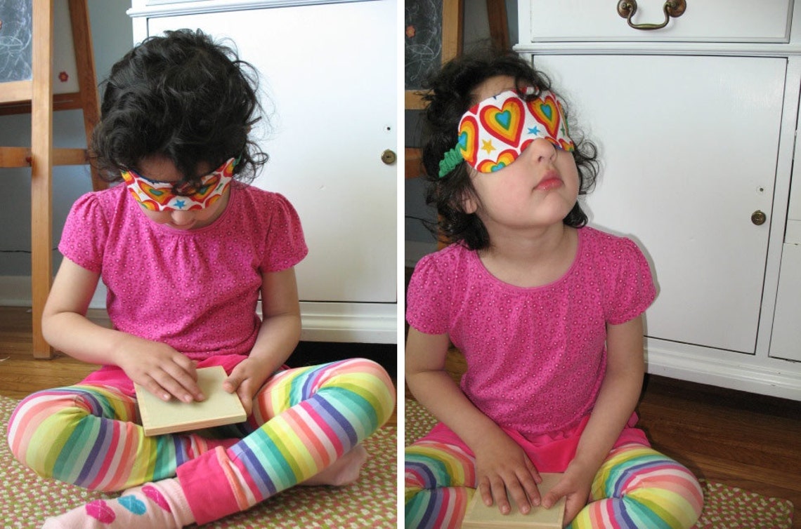 DIGITAL Printable PDF PATTERN Montessori Sensorial Blindfold Sewing ...