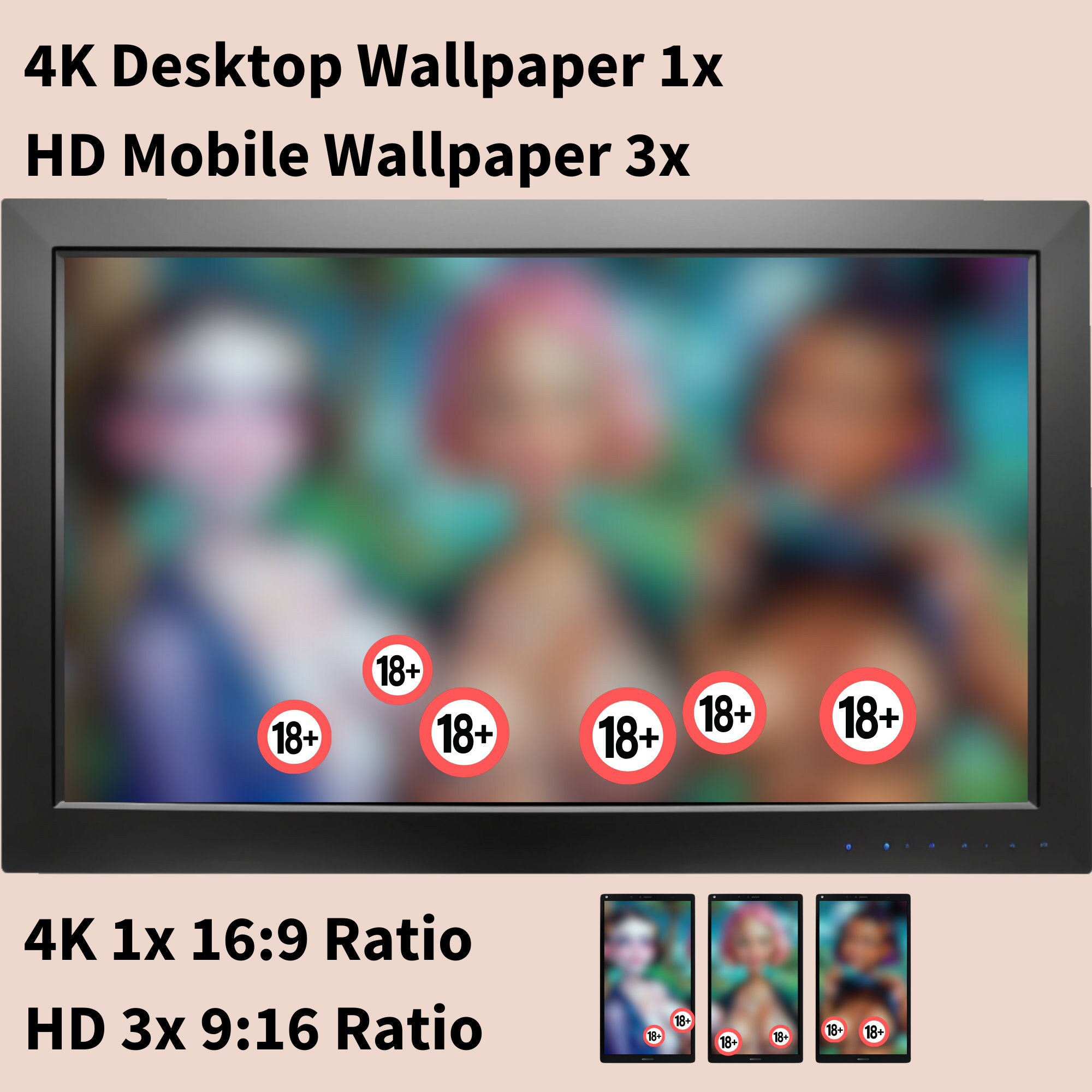 NSFW 4K Wallpaper Tropical Island Ladies in Bikini Sexy NFSW Wallpapers PC Desktop Mobile Adult ...