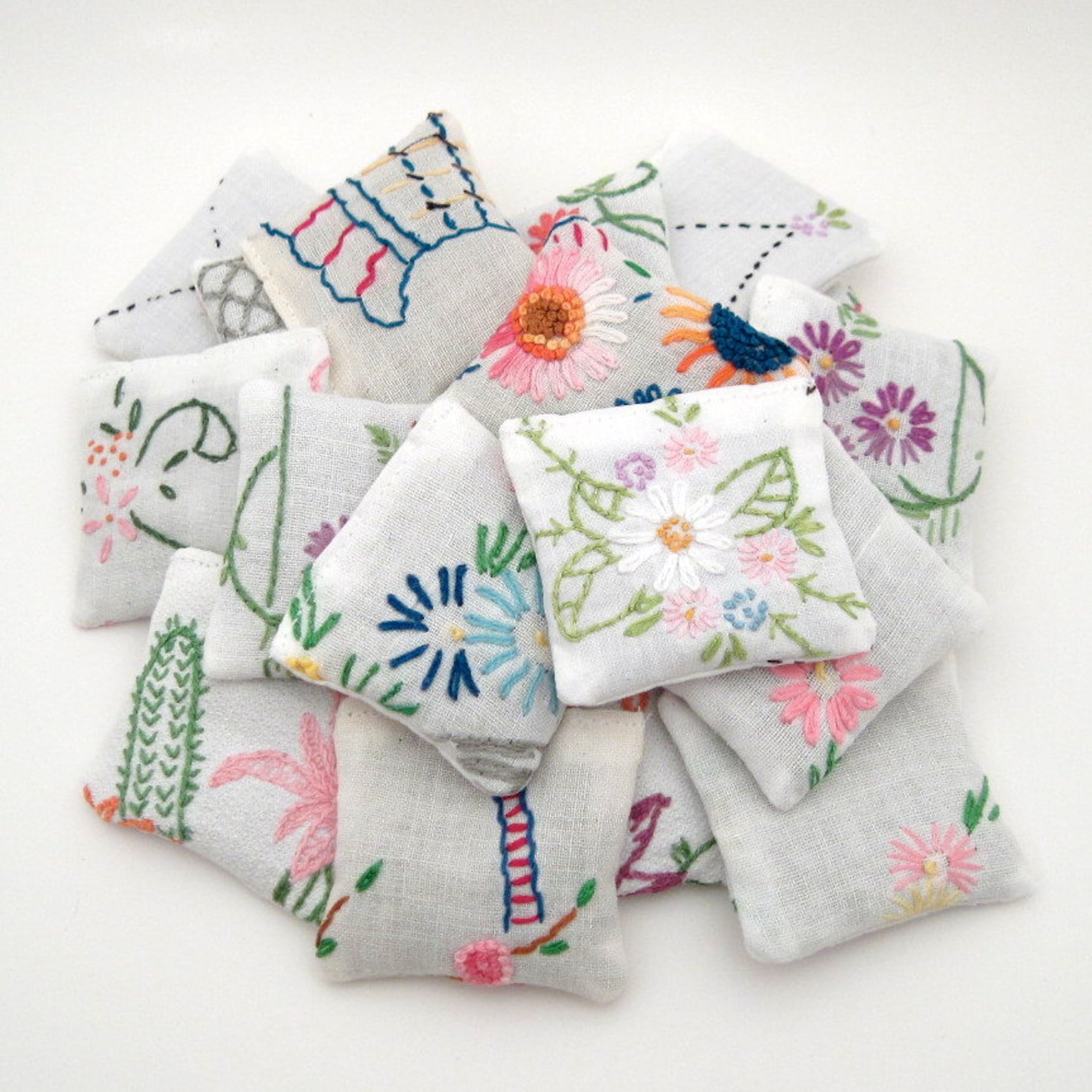 Hanging Lavender Sachets Embroidered Sachets Stocking | Etsy